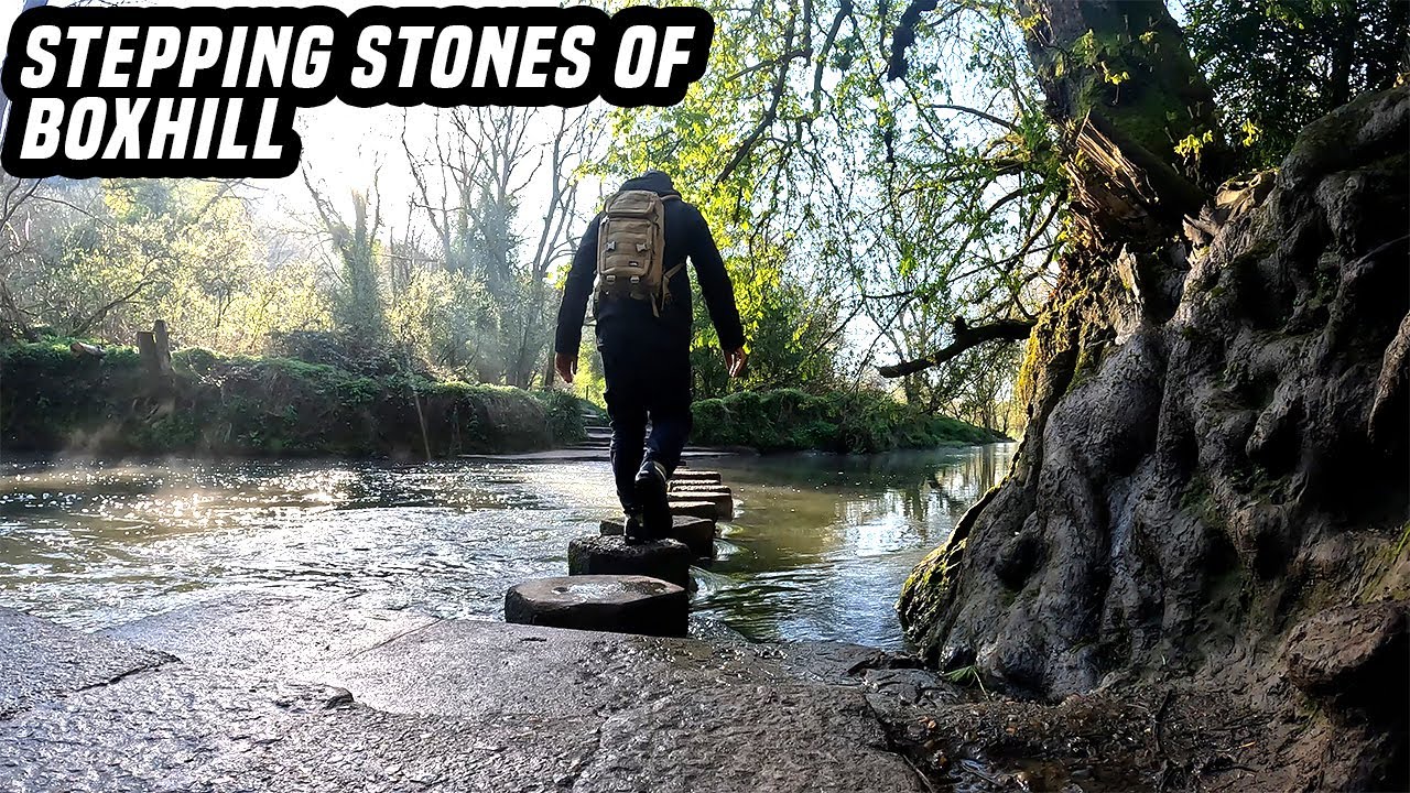 Solo Exploring The Stepping Stones of Box Hill - 4K -Drone - YouTube