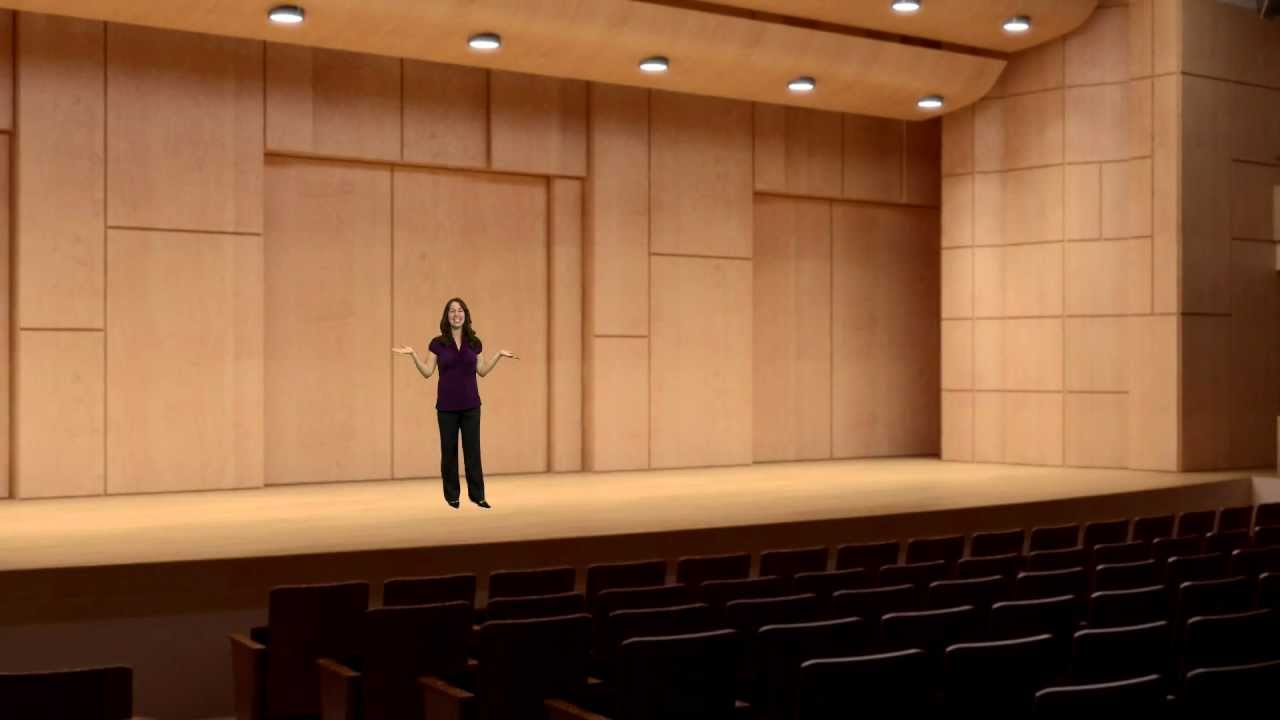 Concert Hall Virtual Set - YouTube