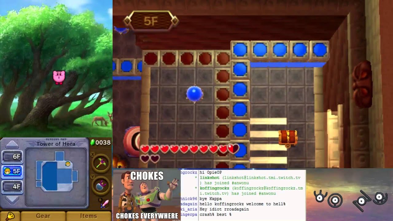 Zelda ALBW - playing with "storage" - YouTube