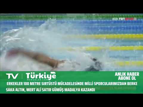 Milli sporcularımızdan Berke Saka altın, Mert Ali Satır gümüş madalya kazandı