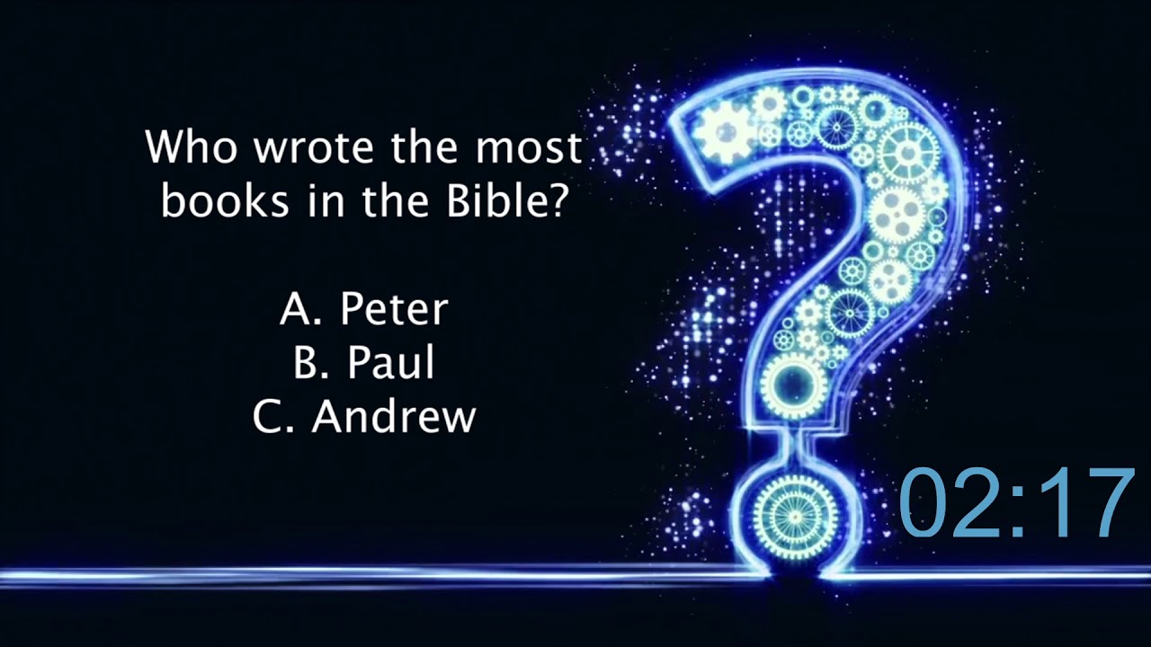 Bible Trivia Countdown (Free to use) - YouTube