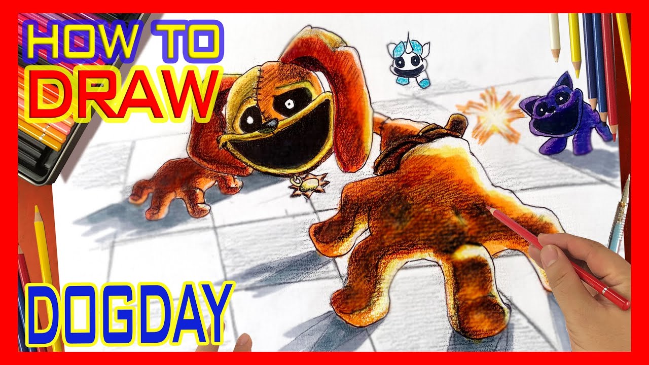 How to Draw Dog Day - Smiling Critters - Poppy Playtime 3 - V3-2 - YouTube