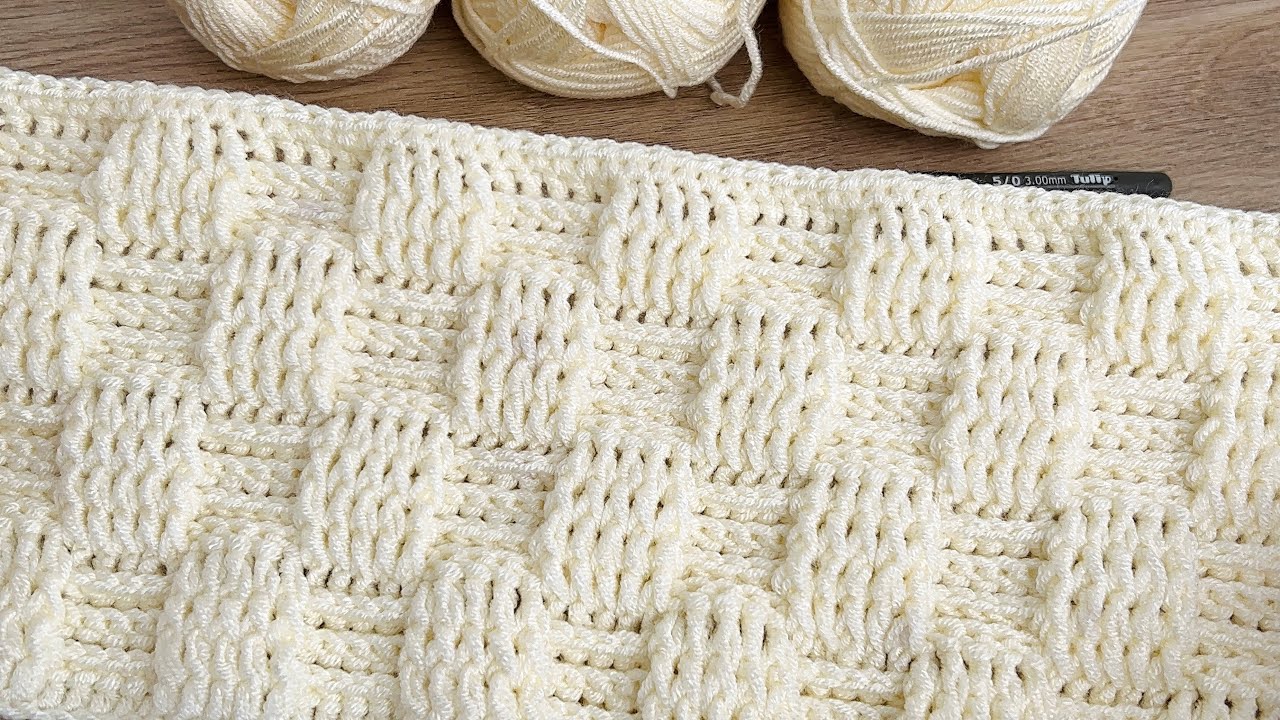 Crochet sugar cube model that you will love very much - YouTube