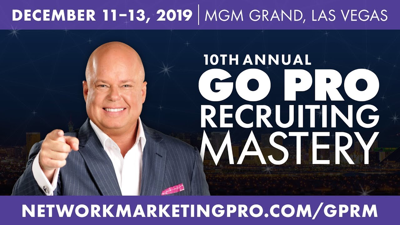 10th Annual Go Pro Recruiting Mastery - Eric Worre event - YouTube