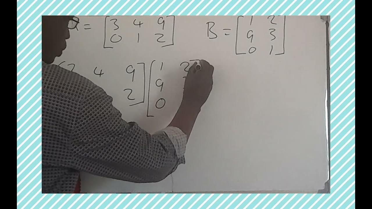 Matrix multiplication - YouTube