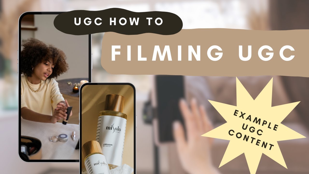 HOW TO MAKE UGC CONTENT | Supplies needed, UGC content examples - YouTube