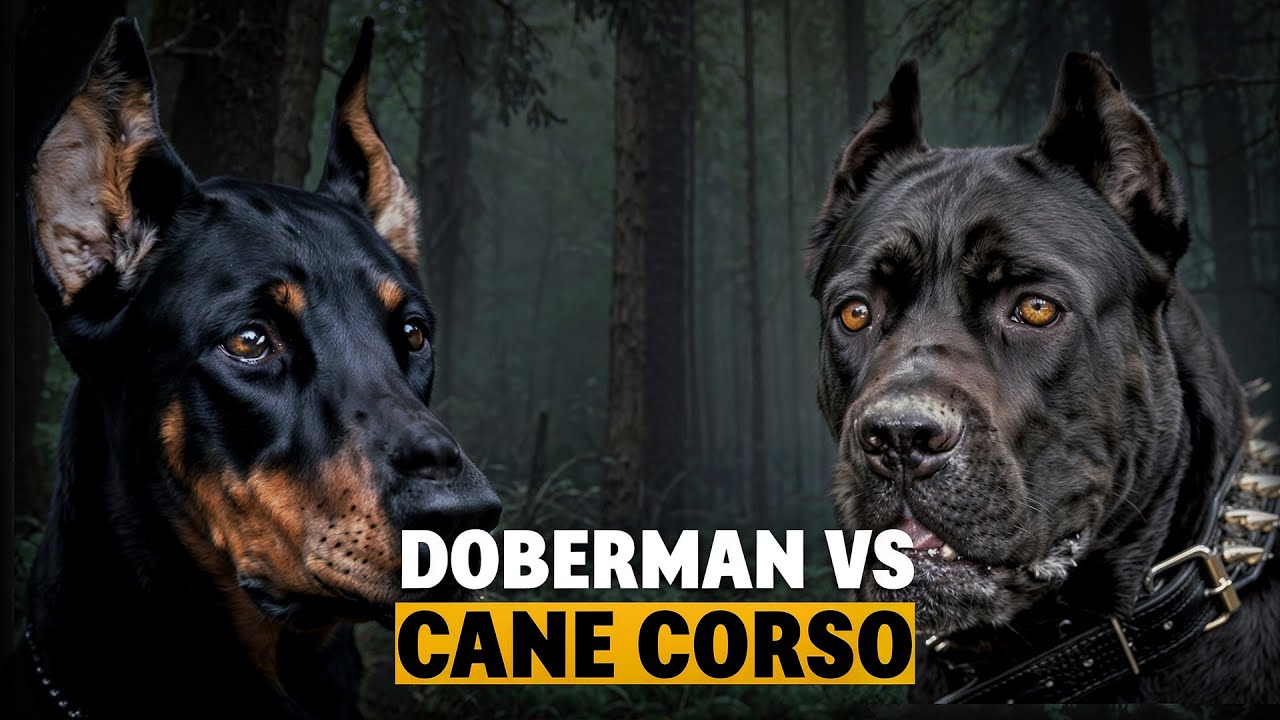 Ultimate Showdown: Cane Corso vs Doberman Pinscher - YouTube
