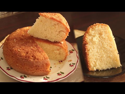 Vanilla Cake without Oven Recipe🍁๋࣭ ⭑🍂༘⋆ By Chef Hafsa