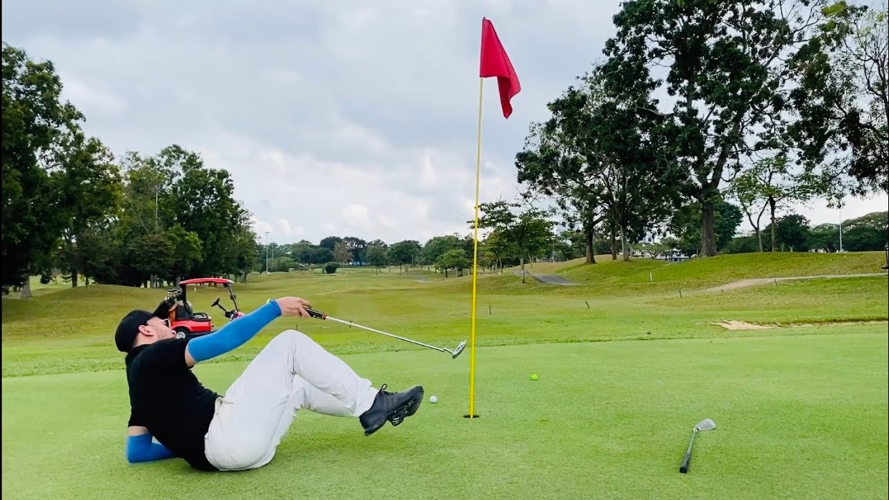 Golf VLOG dengan klon Fizo Omar di Permas Golf Course, Johor, Malaysia ...