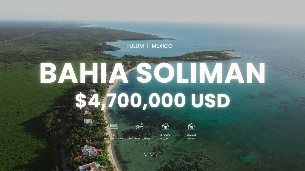 Luxury Beachfront Villa in Soliman Bay, Tulum Mexico | Dream Home For ...
