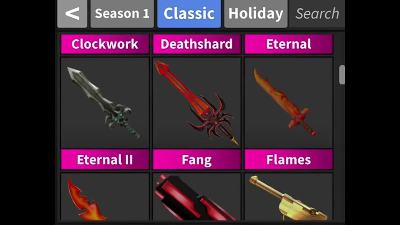 Selling MM2 Items - YouTube