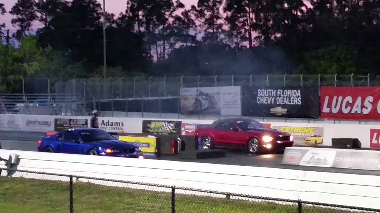 2003 Sonic blue Cobra terminator 1/4 mile - YouTube