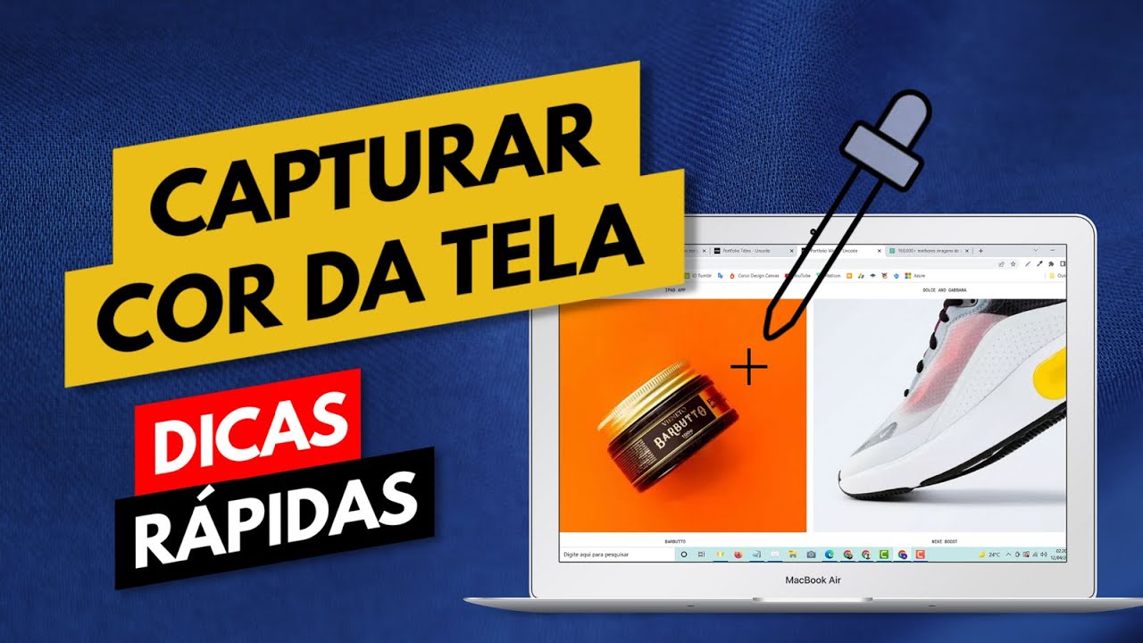 Como Descobrir a Cor de uma Imagem na Tela - Capturar o Código da Cor ...
