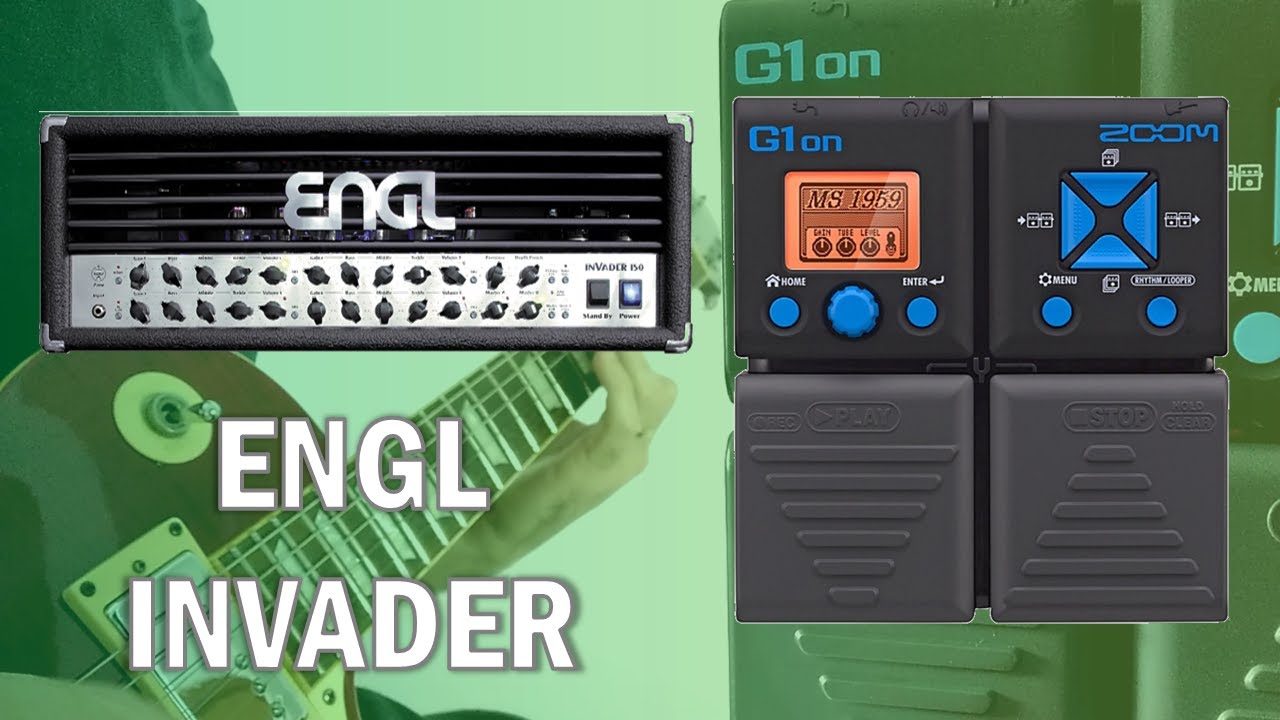 ENGL Invader | Zoom G1on Preset #05 [G1Xon G3 G3X G5] - YouTube