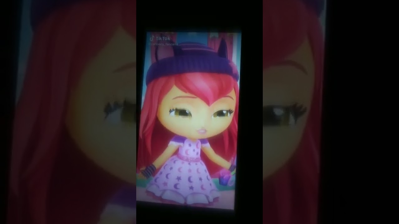hazel from little charmers in a dress with some moon and Star's - YouTube