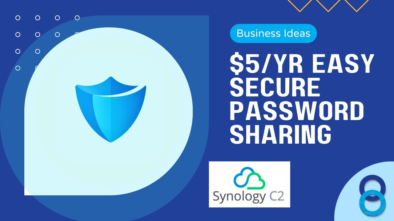 Synology C2 Password Plus - How to Setup Easy, Secure password sharing for $5/year! - YouTube