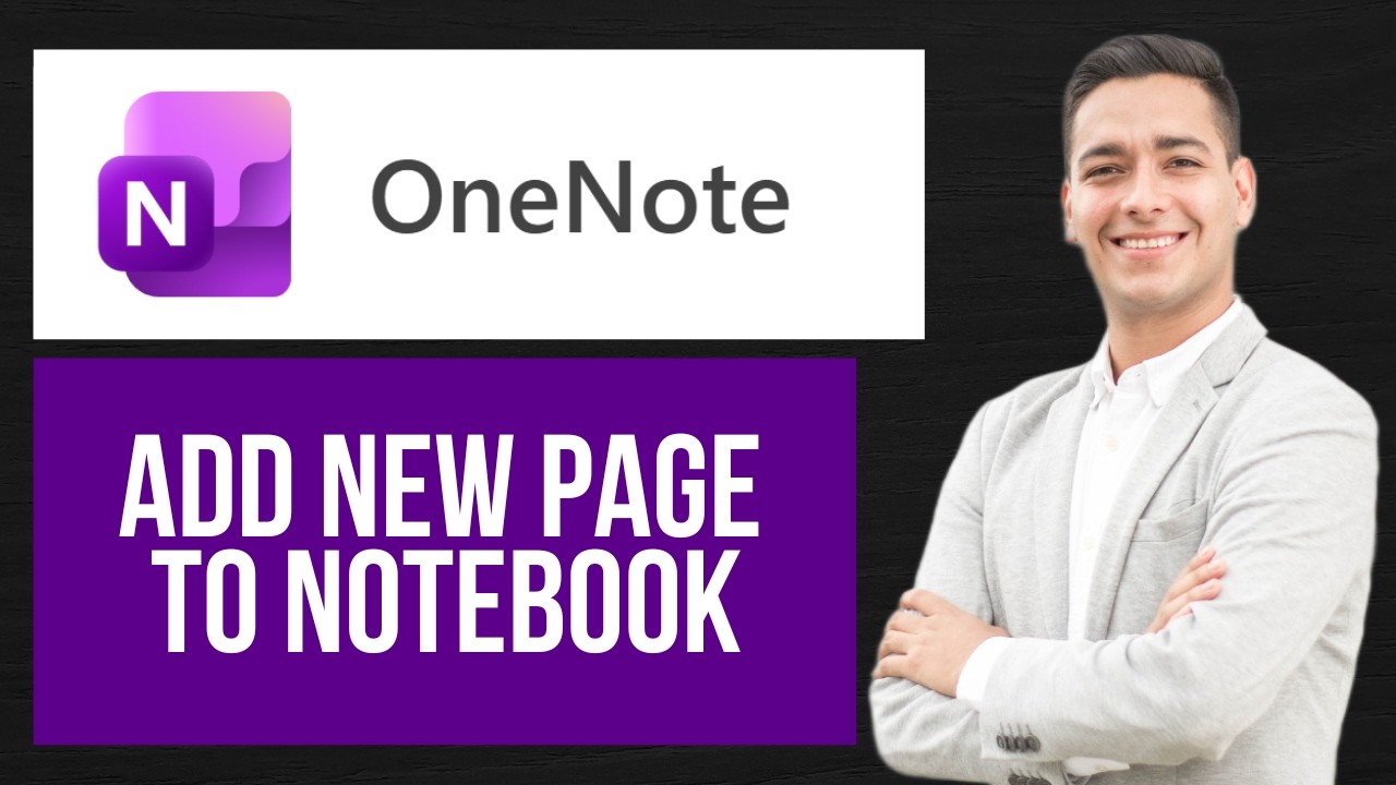 How to Add New Page on Microsoft OneNote | Create New Page in Notebook ...