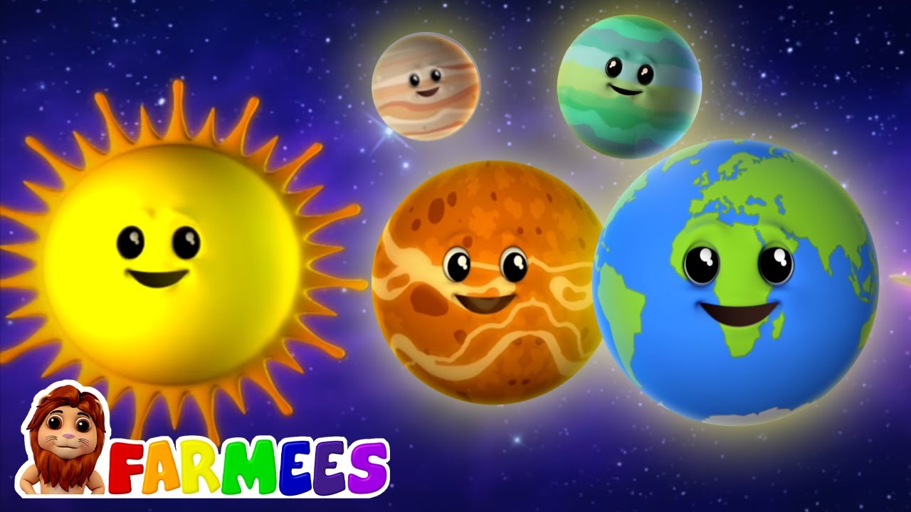 Planetenlied | Unser Sonnensystem | Musik für kinder | Farmees ...