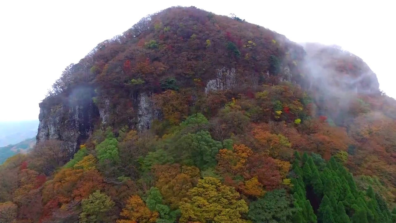2016 mt.HIKO 紅葉 （空撮） - YouTube