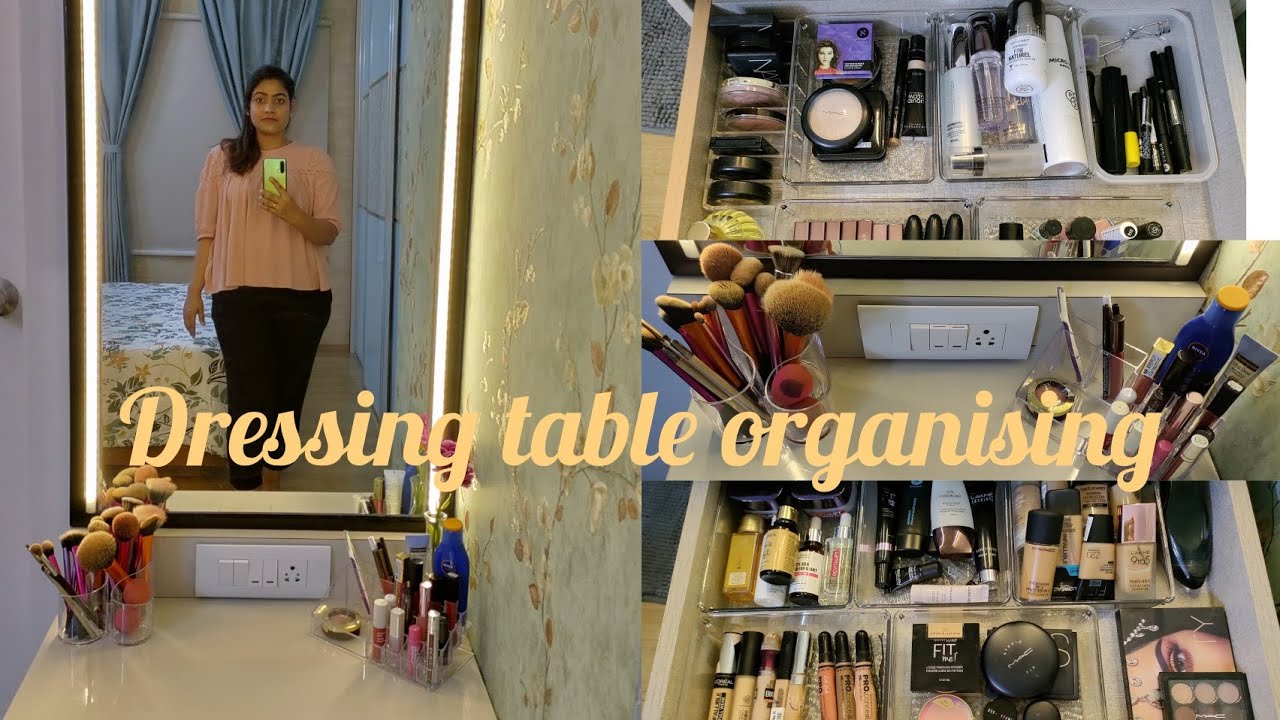 Dressing Table Organization | Tips to Organise Makeup And Jewellery ...