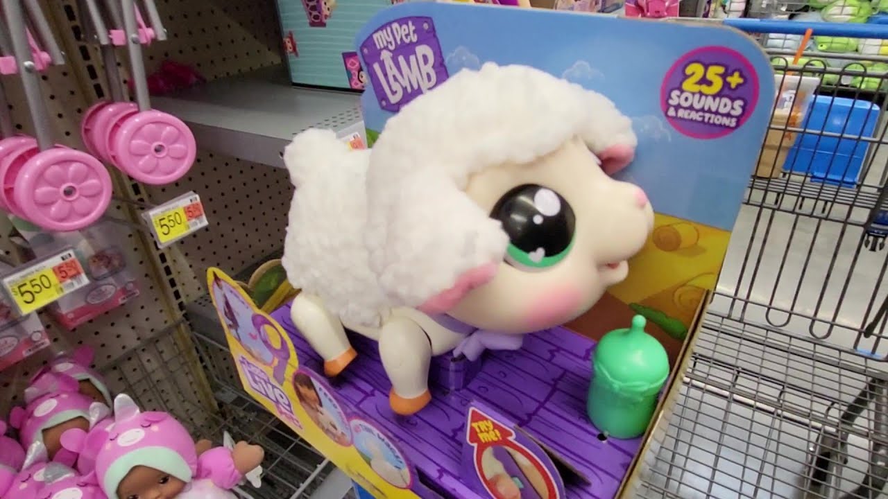 MY PET LAMB SNOWIE LITTLE LIVE PETS TAIL WIGGLES ANIMATED FUN TOY ...