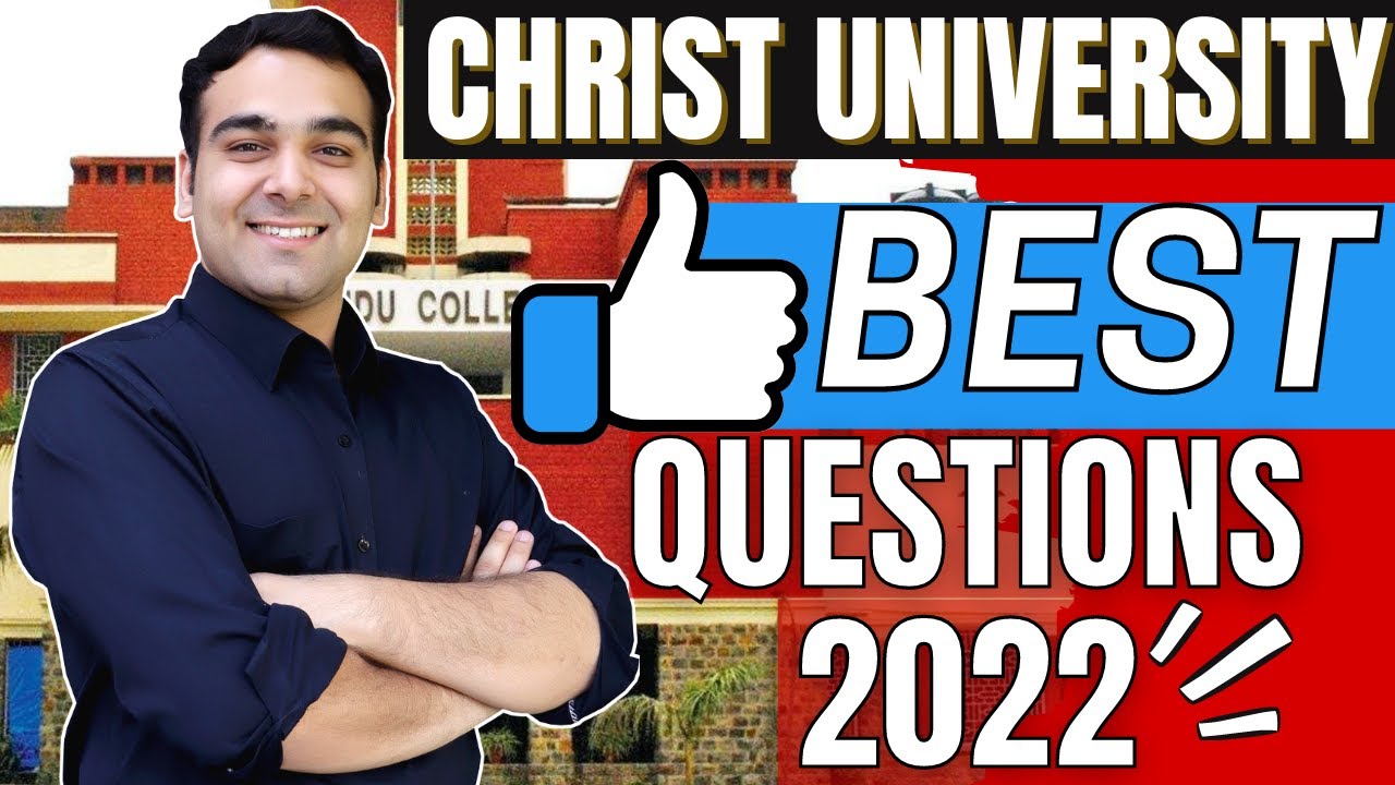 Christ University 2022 Most Expected CUET Questions 🔥| Target Christ in ...