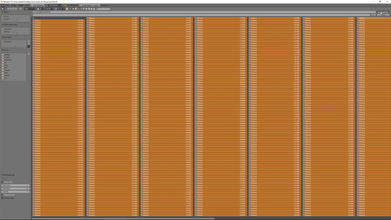 How to Render Image Strips into a Video with Blender - YouTube