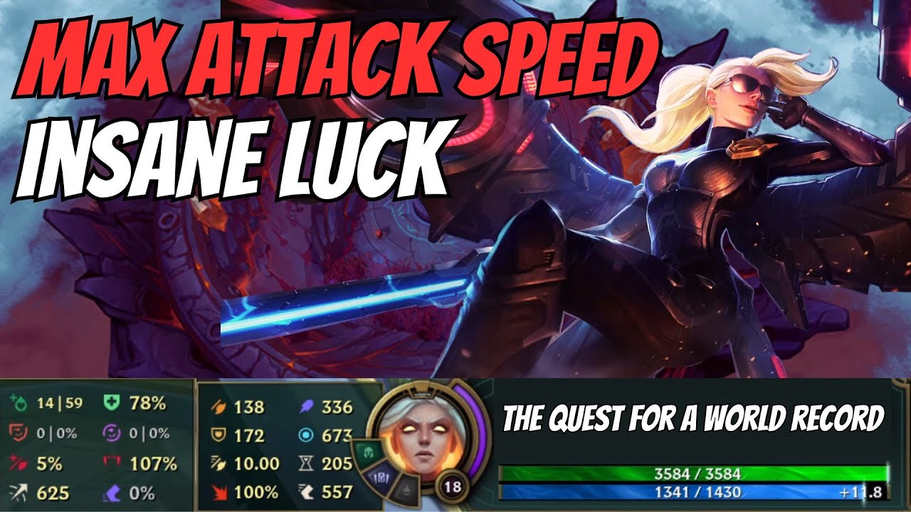 I Got MAX ATTACK SPEED, Healing Teammate To Full INSTANTLY! Quest For A World Record - YouTube