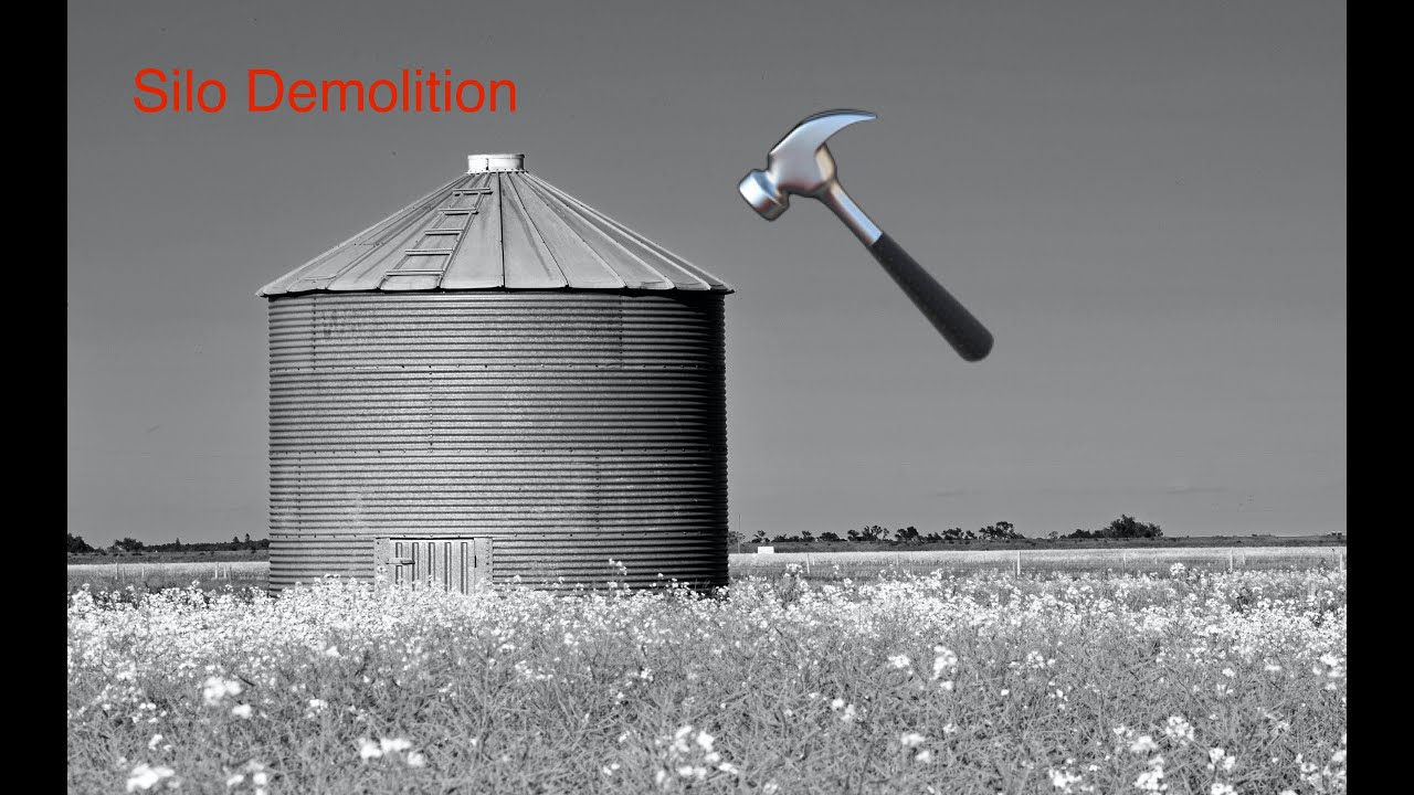 Silo Demolition Timelapse - YouTube