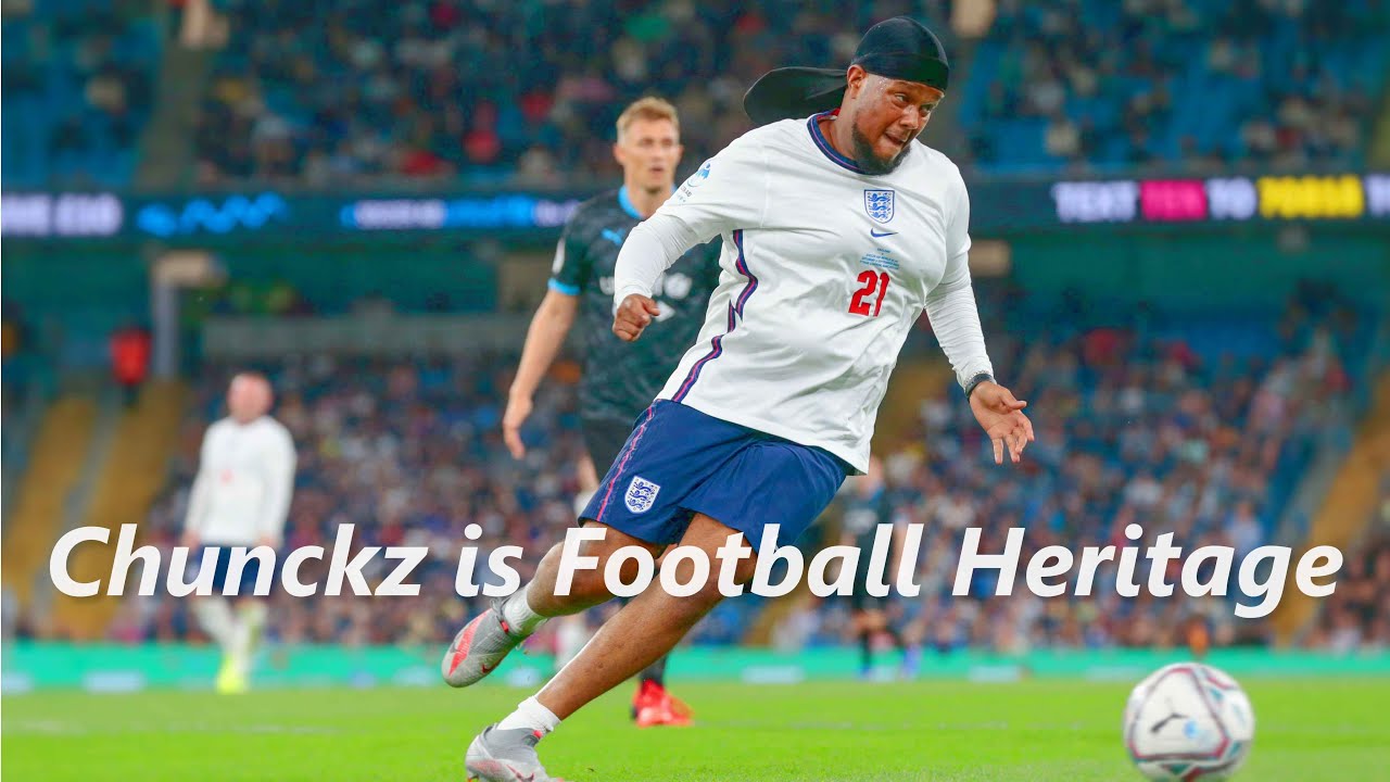 This is Why Chunkz is football heritage - SIDEMEN CHARITY MATCH 2022 ...
