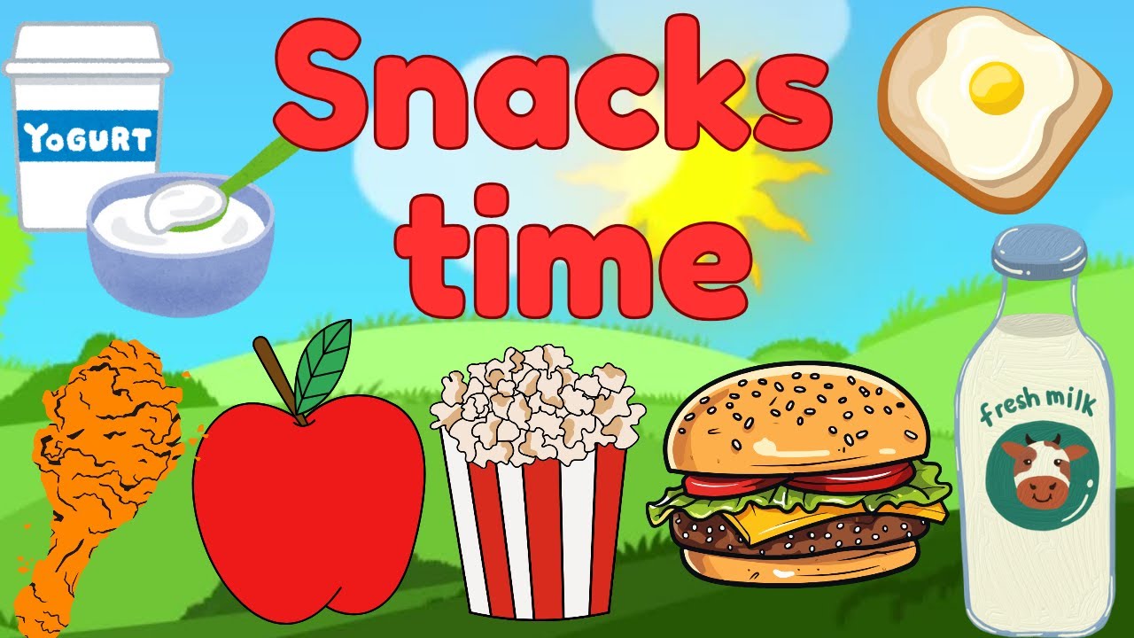 Snack time song for preschool |music for snack time|eating time song ...