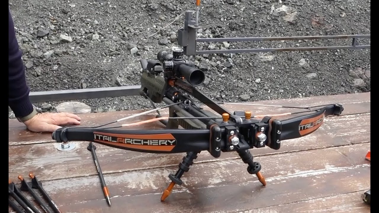 Powered crossbow Italarchery 4 - Operation of our powered crossbow ...