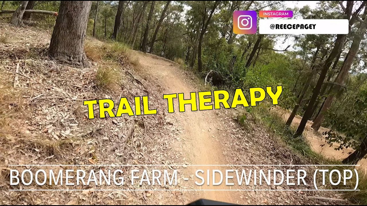 RIDING BOOMERANG FARM MTB PARK - SIDEWINDER (TOP) - YouTube