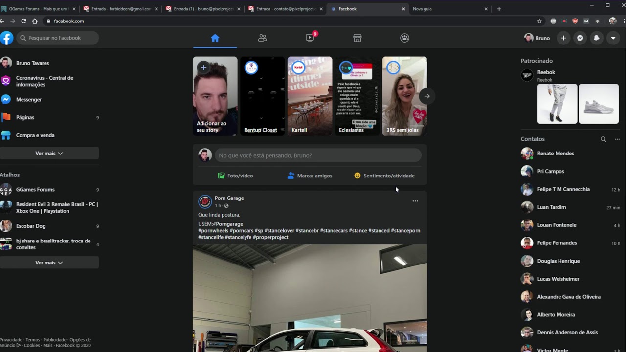 Como ativar novo layout do Facebook (Layout Claro e Escuro) | GGames ...
