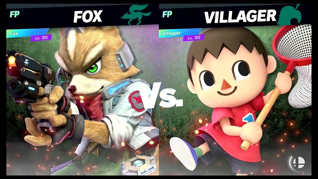 Super Smash Bros Ultimate Amiibo Fights – 3pm Poll Fox vs Villager - YouTube