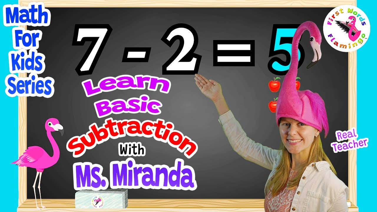 Learn Basic Subtraction (Kindergarten) with Ms. Miranda - Math for Kids ...