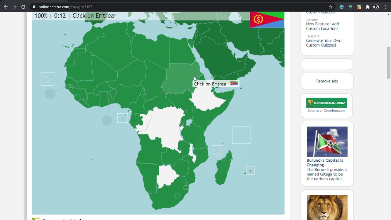Setera - Africa Countries [1:03] - YouTube
