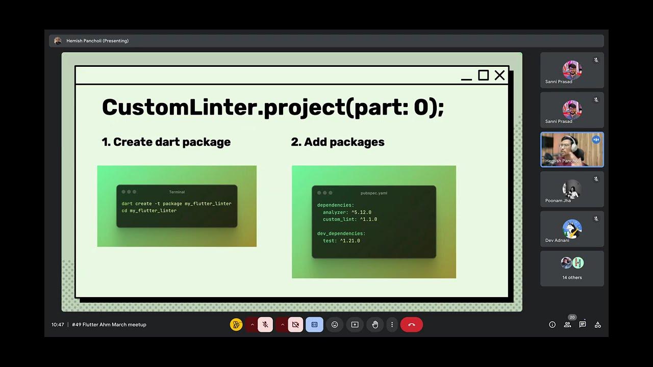 #49 FlutterAHM - Building a Custom Flutter Linter - Hemish Pancholi - YouTube
