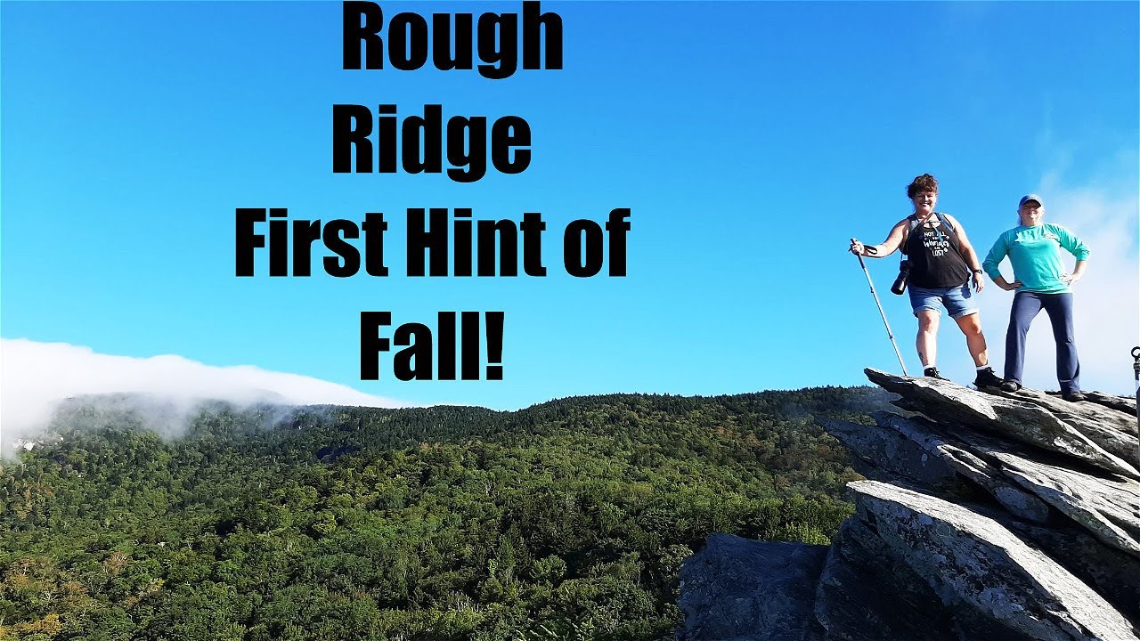 Rough Ridge Lookout in the Blue Ridge Parkway/First hint of fall colors ...