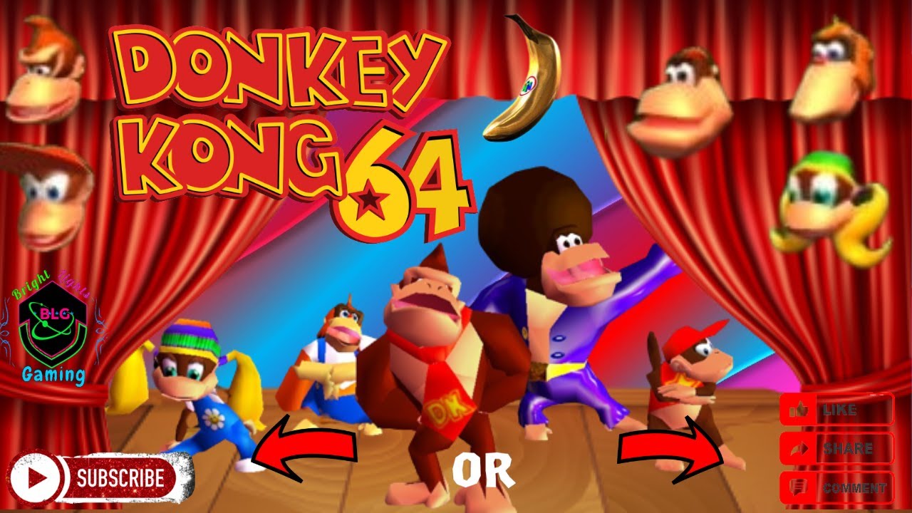Donkey Kong 64 Let's Play! Part 1 - YouTube