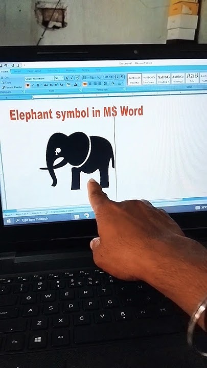 elephant 🐘🦣🐘 symbol in MS Word shortcut key #computer #tranding # ...