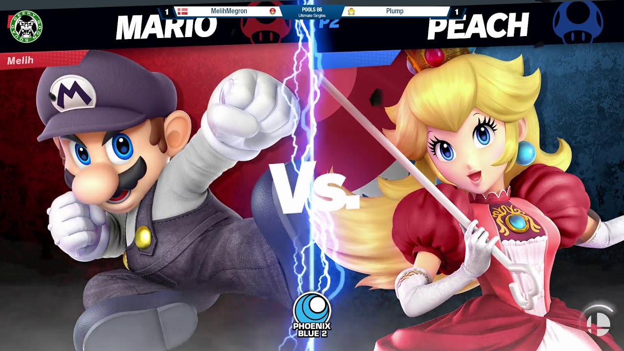 PXB2 - MelihMegron (Mario) Vs. Plump (Young Link, Peach) - Pools B6 ...