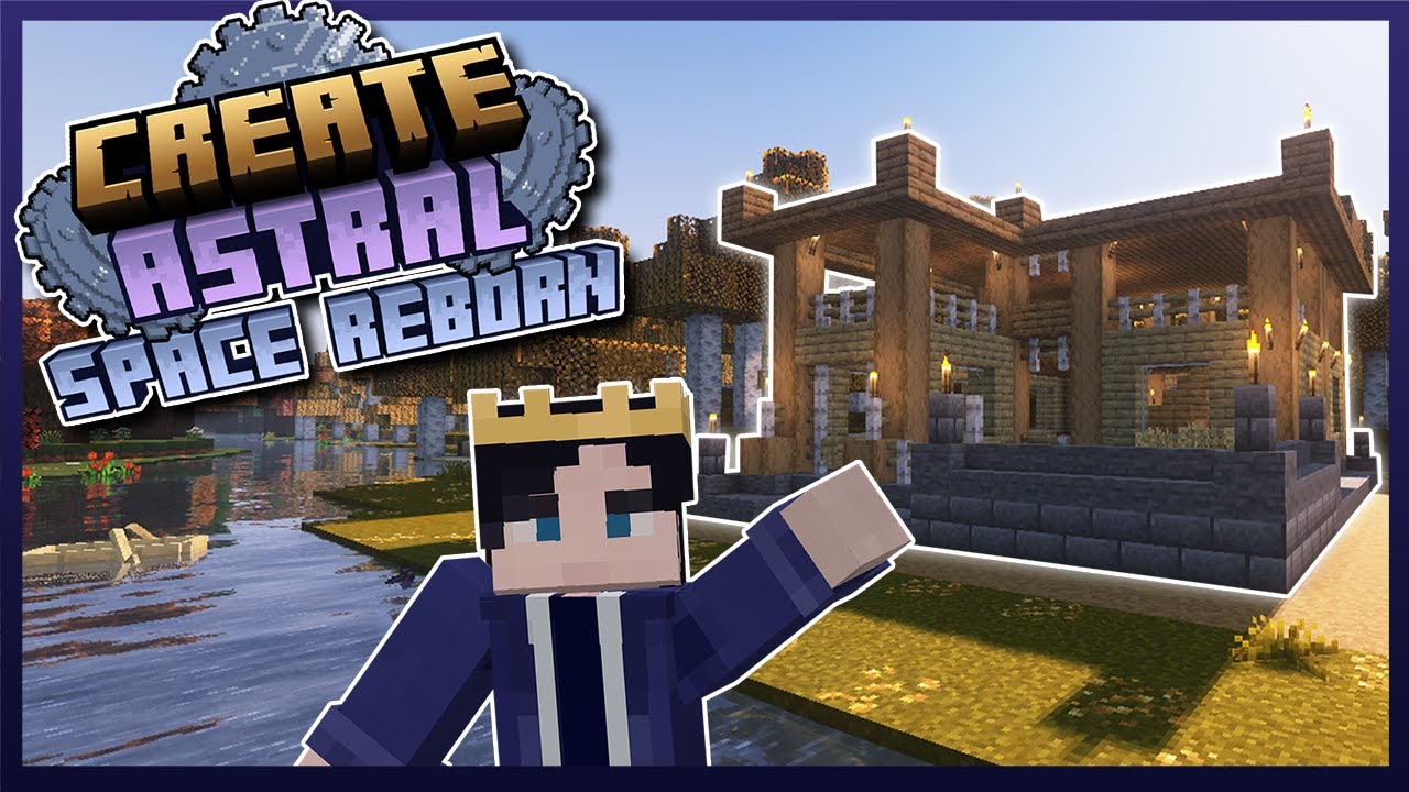 Building our first base in Hardcore Create Astral! - Episode 02 - YouTube