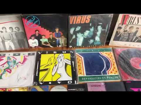 Virus colección de vinilos cds libros piratas etc - YouTube
