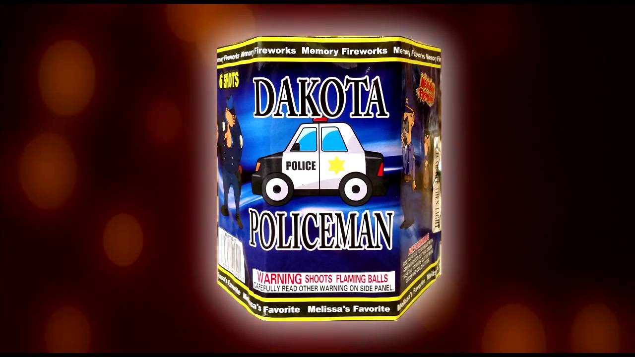 Dakota Policeman - Memory Fireworks 200 gram multi-shot - YouTube