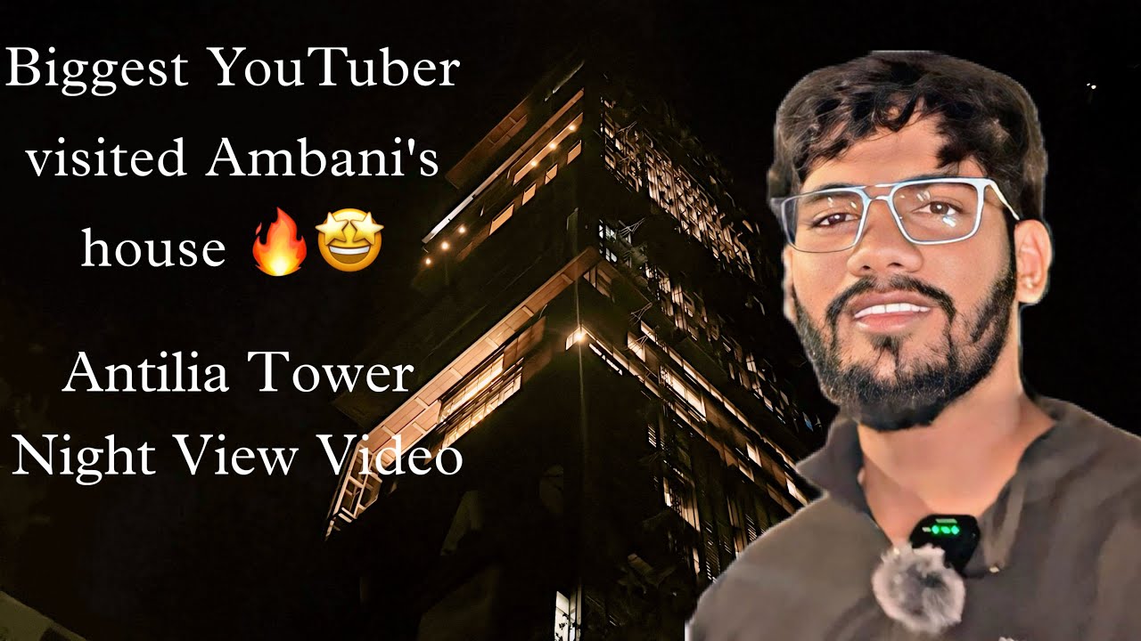 Antilia House Night View🤩 - Most Expensive House IN Mumbai Hard Munde ...
