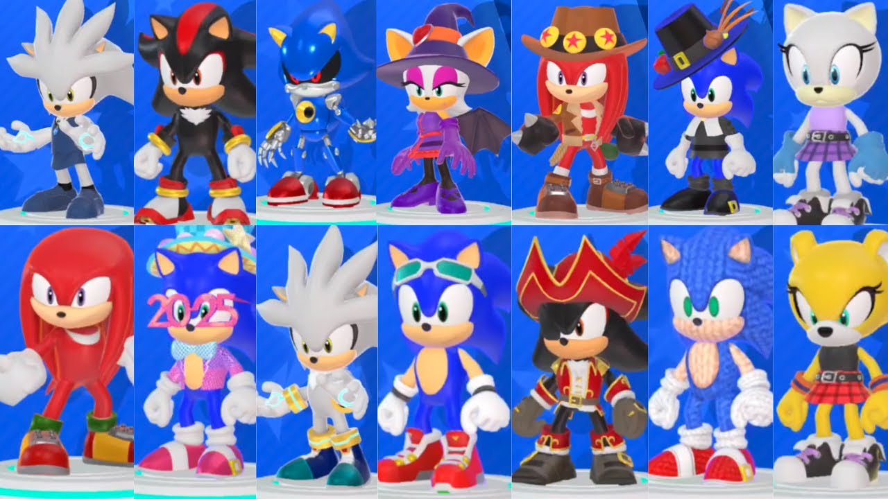 Sonic Rumble ALL Characters - YouTube