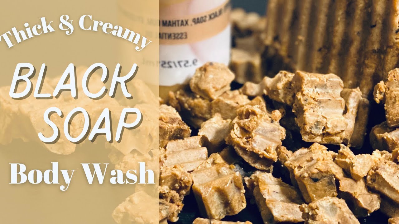 Ep. 6: DIY How To Make Black Soap Body Wash #blacksoap #howtomake - YouTube