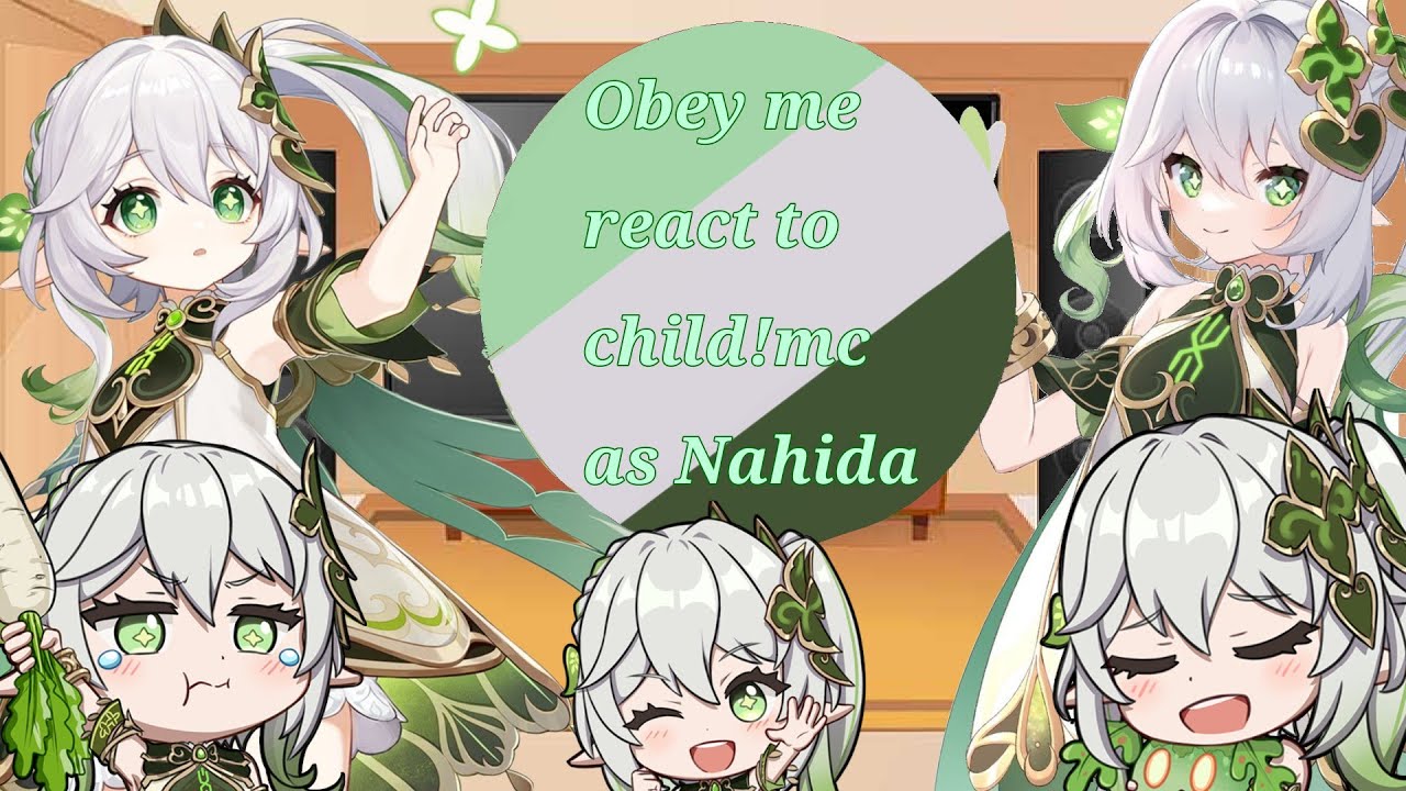 Obey me react to child!mc as Nahida |~| [Angst] |~| GIxOM |~| - YouTube