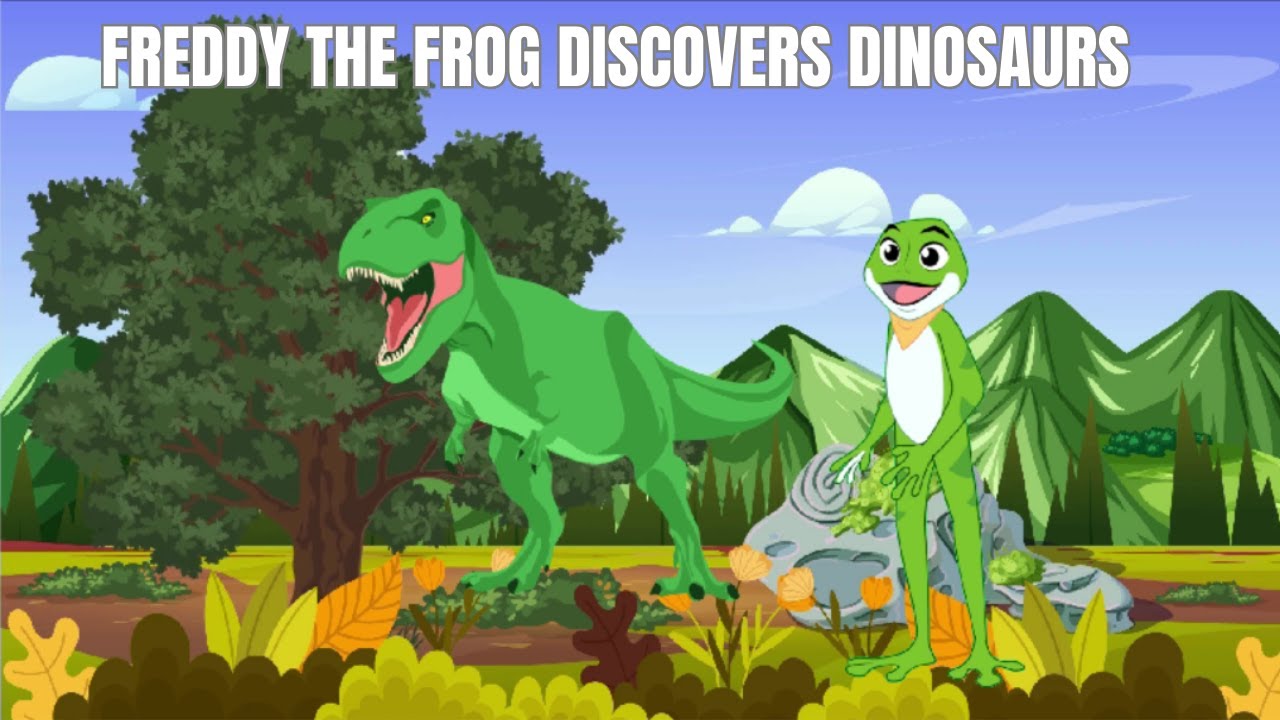 Freddy the Frog Discovers Dinosaurs | Prehistoric Adventure for Kids ...